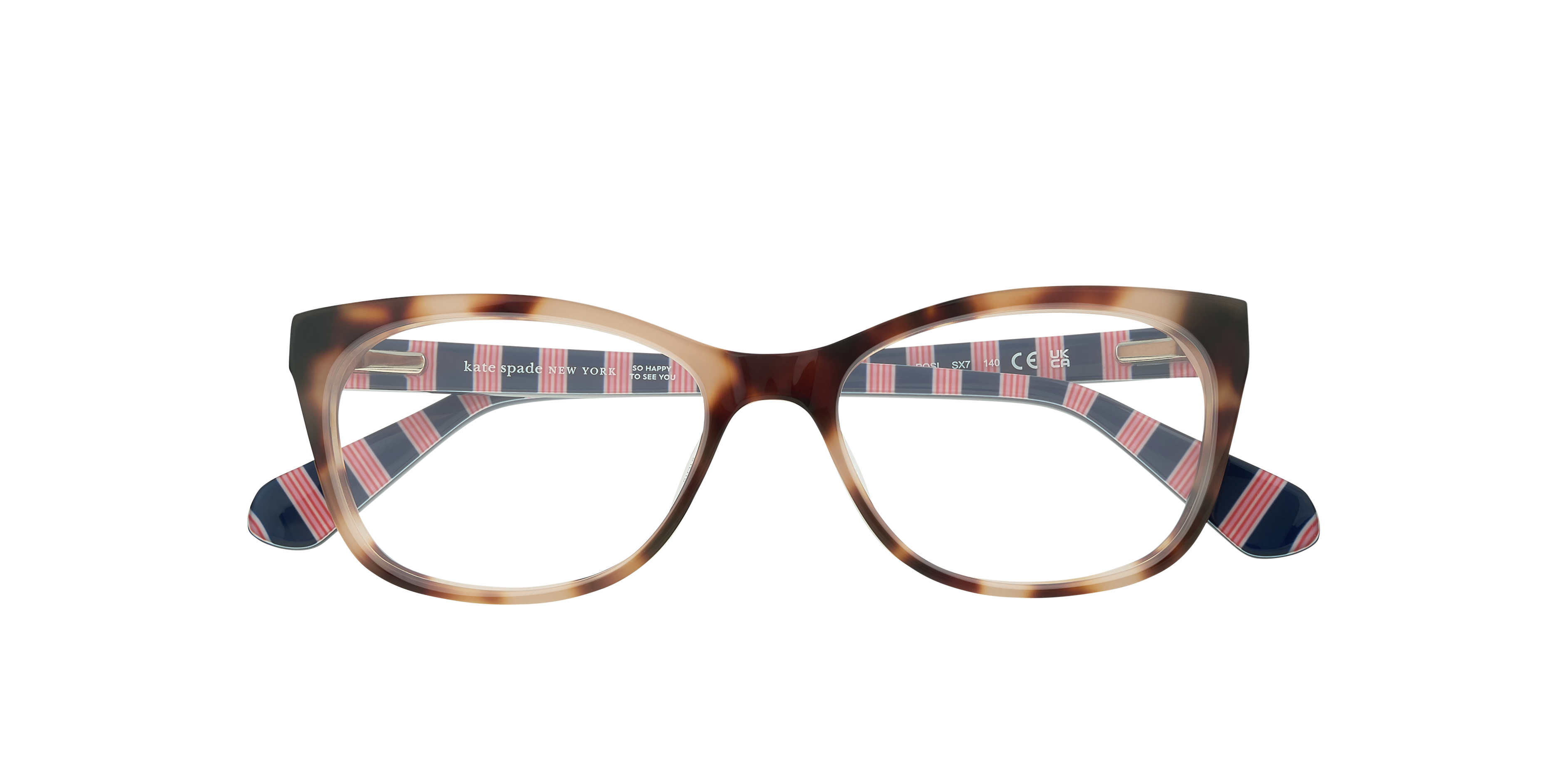Glasses Direct ™ -Posi - Rectangle Tortoise Tan Frame Glasses For Women