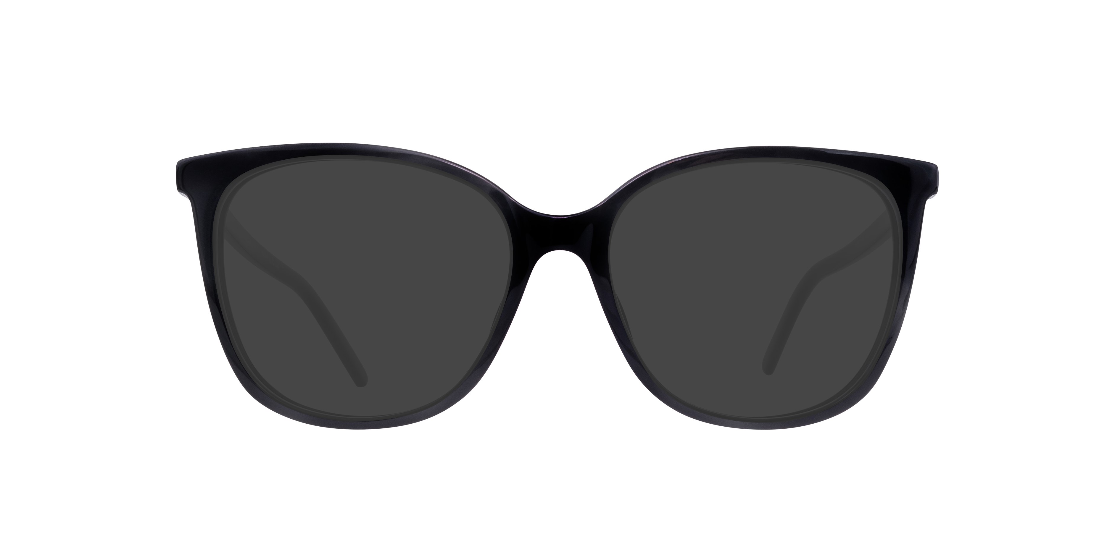 Glasses Direct ™ -MARC 662 - Rectangle Black Frame Glasses For Women