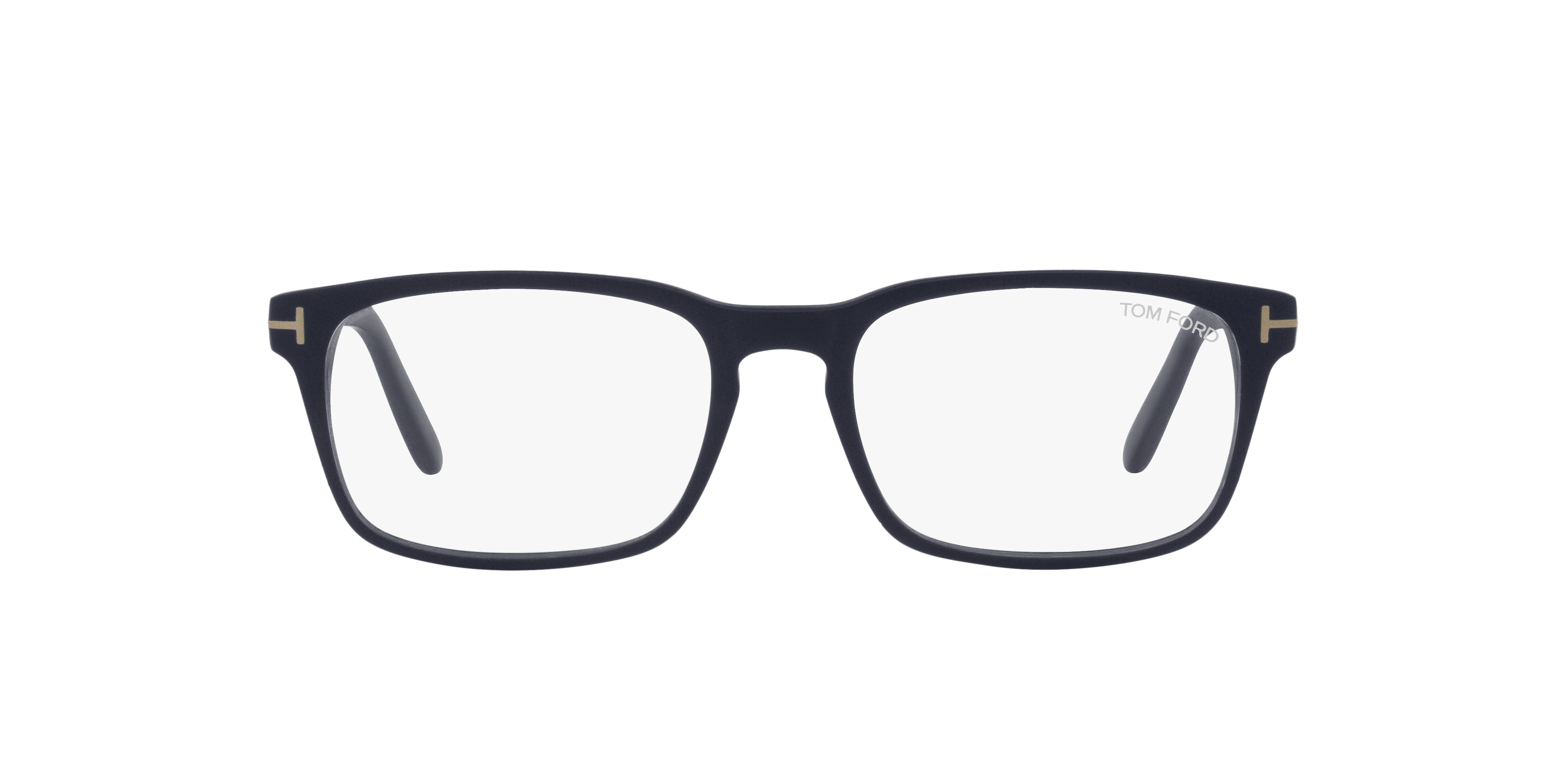 Glasses Direct ™ -FT5938-B - Rectangle Blue Matte Frame Glasses For Men