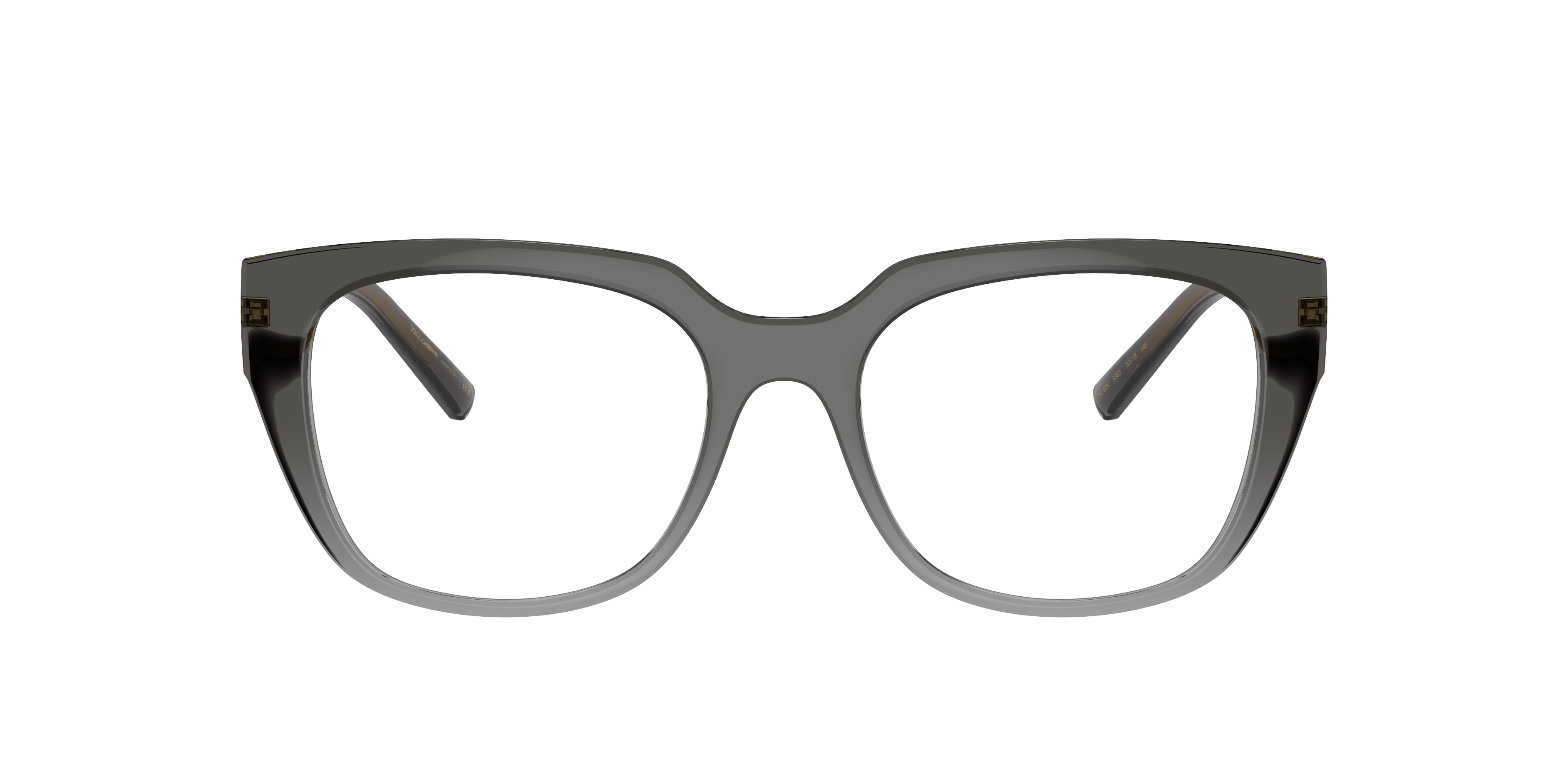 Glasses Direct ™ -DG5087 - Square Gradient Black Frame Glasses For Women