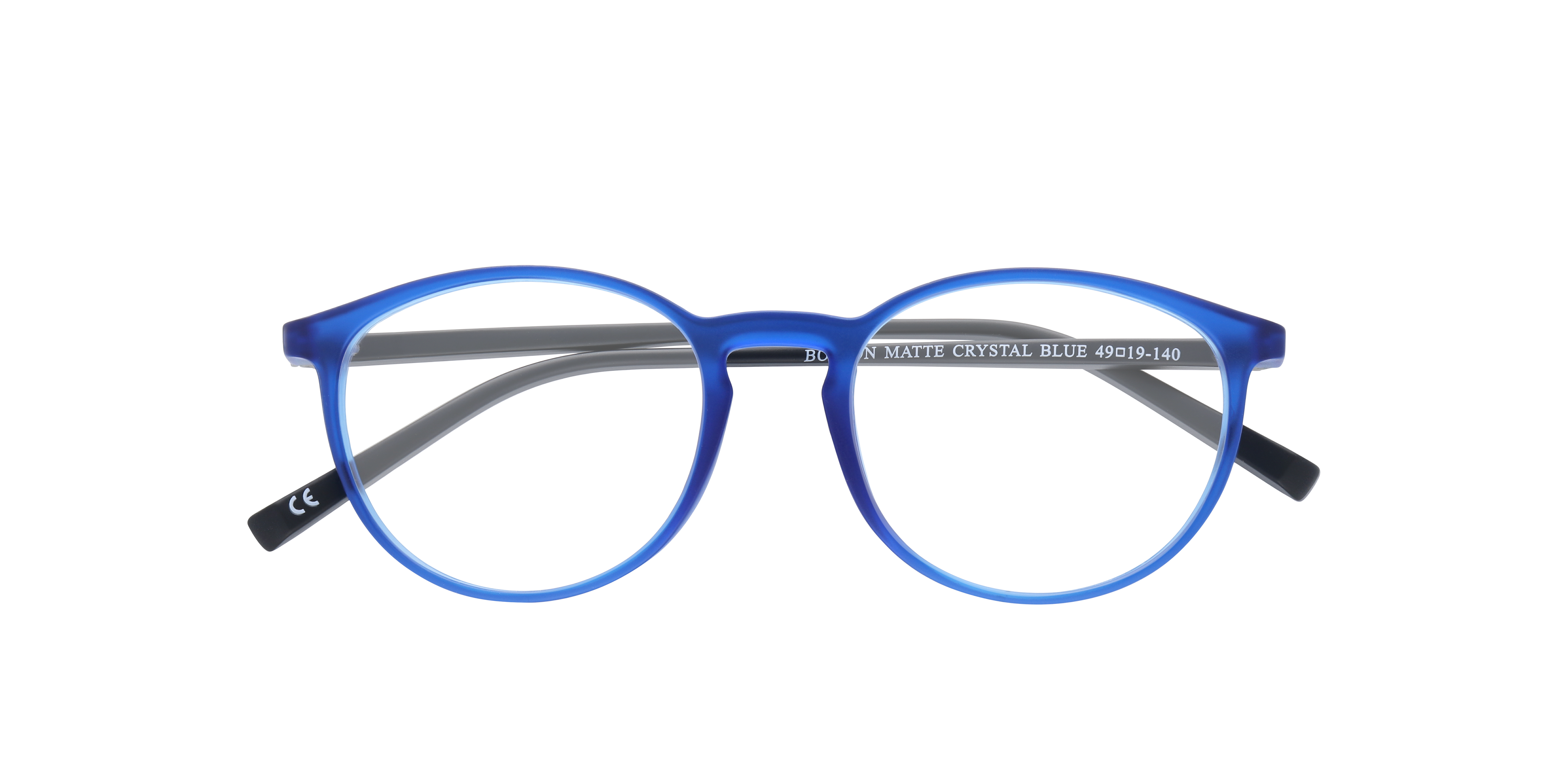 Glasses Direct ™ -Boston Phantos Matte Crystal Blue Full Rim Eyeglasses