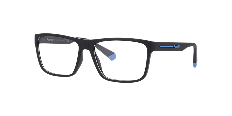 Glasses Direct ™ -PLD D569 Rectangle Black Glasses for Men