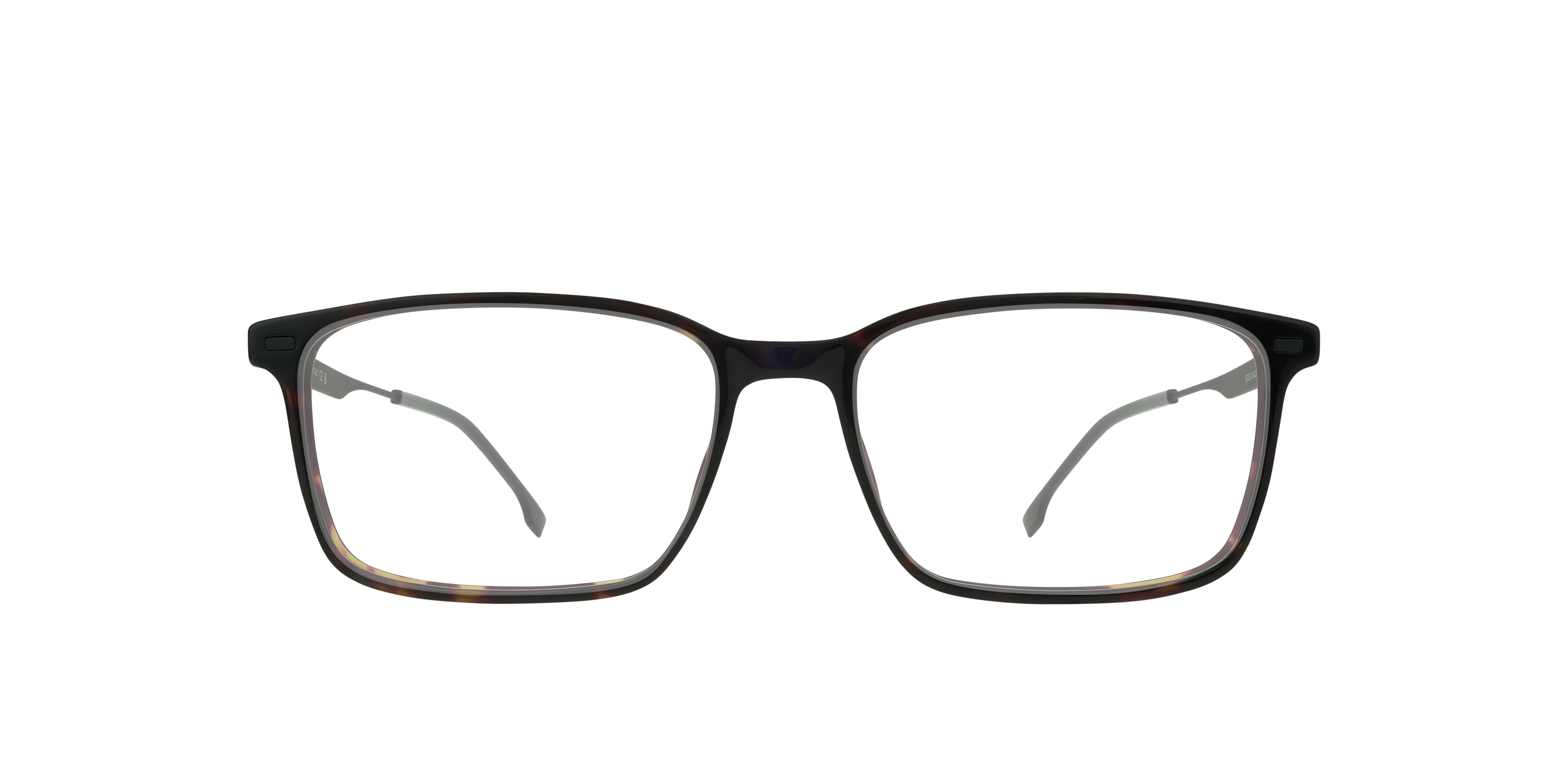 Glasses Direct ™ -BOSS 1643 - Rectangle Tortoise Black Frame Glasses ...