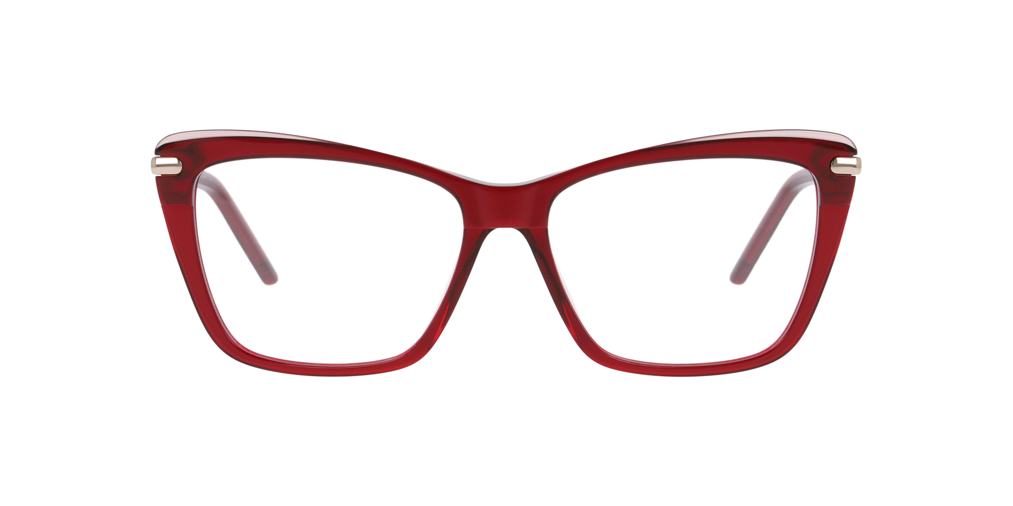 Glasses Direct ™ -MARC 871 - Cat Eye Red Frame Glasses For Women