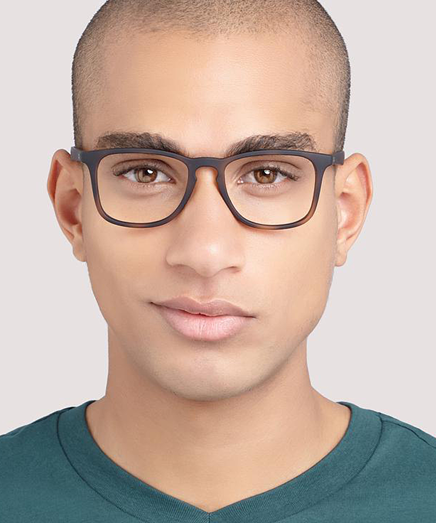 Glasses Direct ™ -RB7074 - Square Havana Frame Eyeglasses