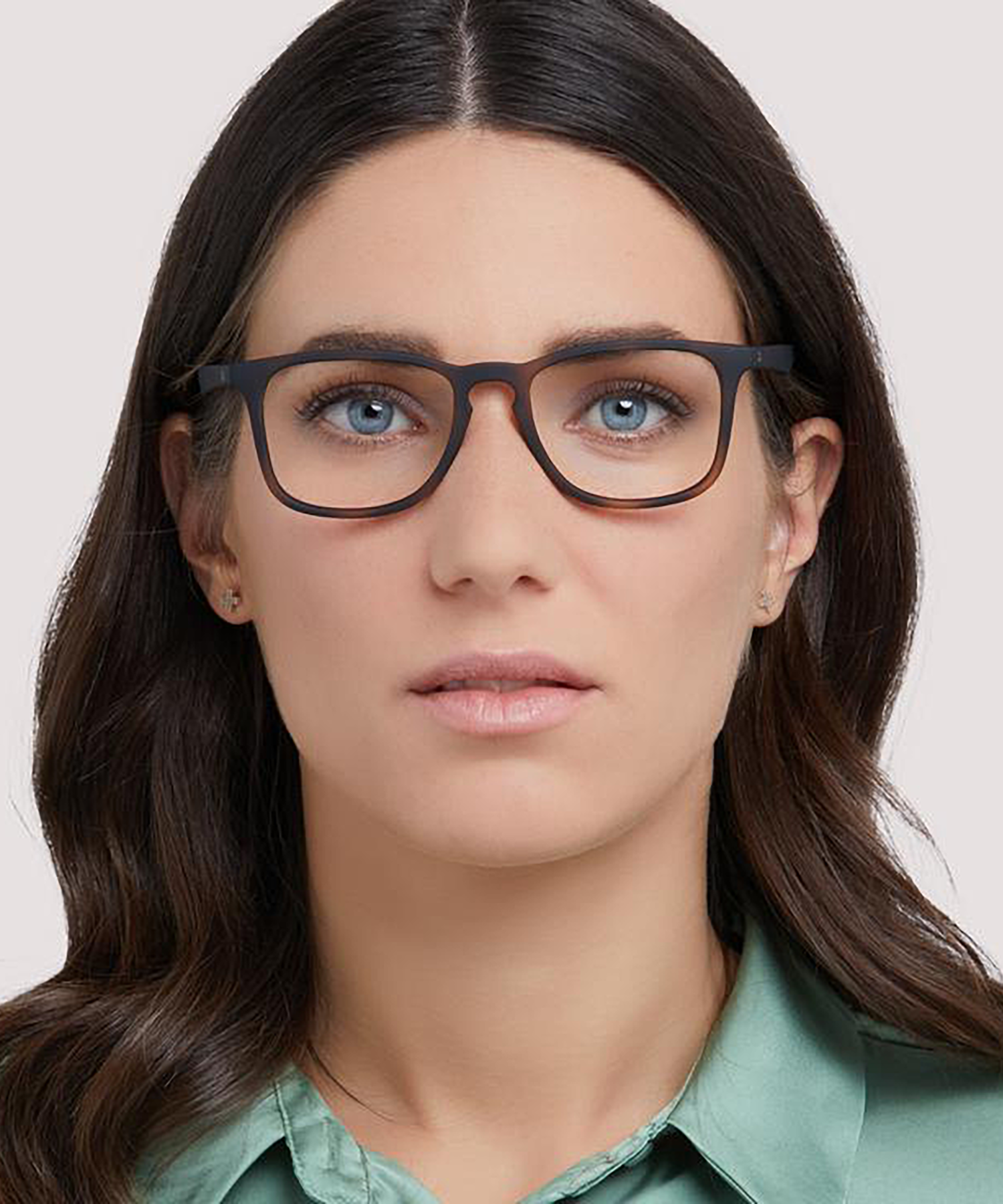 Glasses Direct ™ -RB7074 - Square Havana Frame Eyeglasses