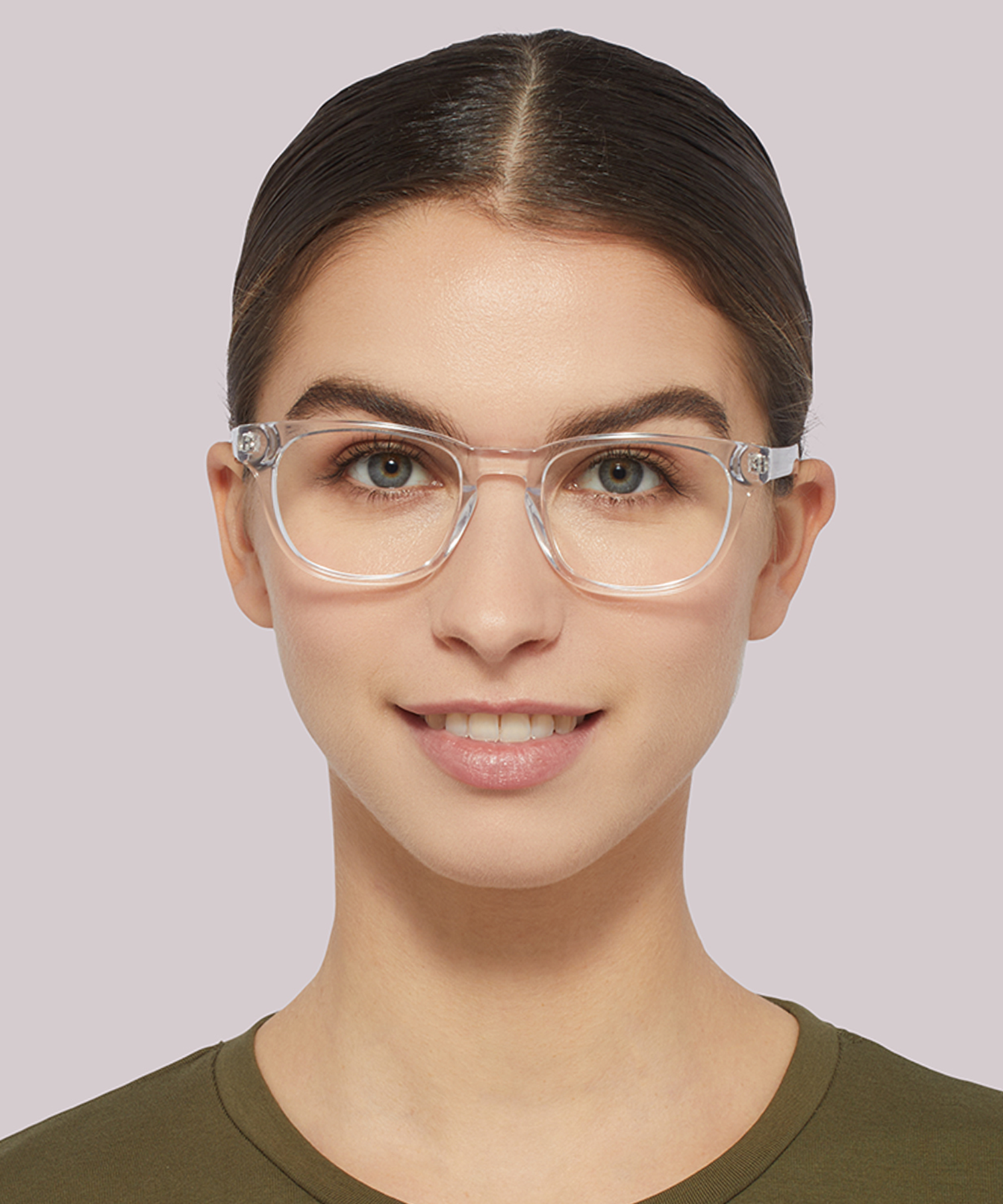 Glasses Direct ™ -Andi Rectangle Crystal Full Rim Eyeglasses