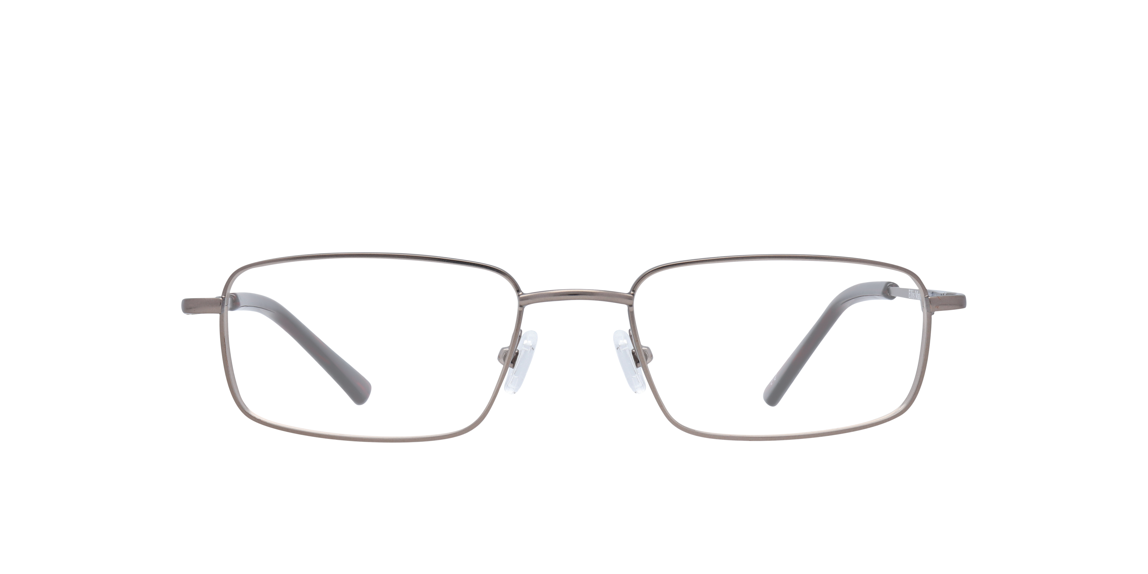 Glasses Direct ™ -Ellis Rectangle Matte Gunmetal Full Rim Eyeglasses
