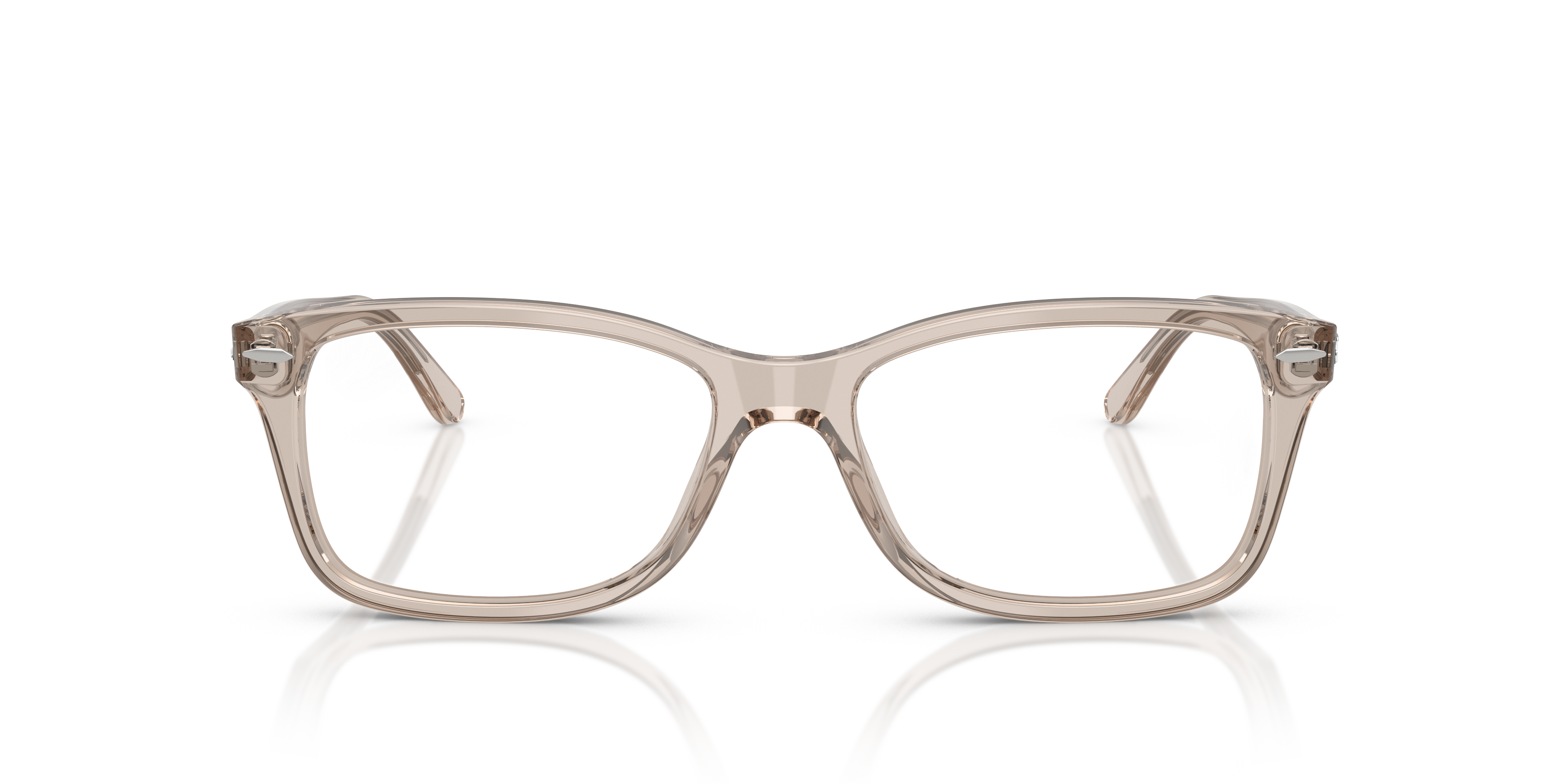 Glasses Direct ™ -RB5428 - Square Transparent Taupe Frame Eyeglasses
