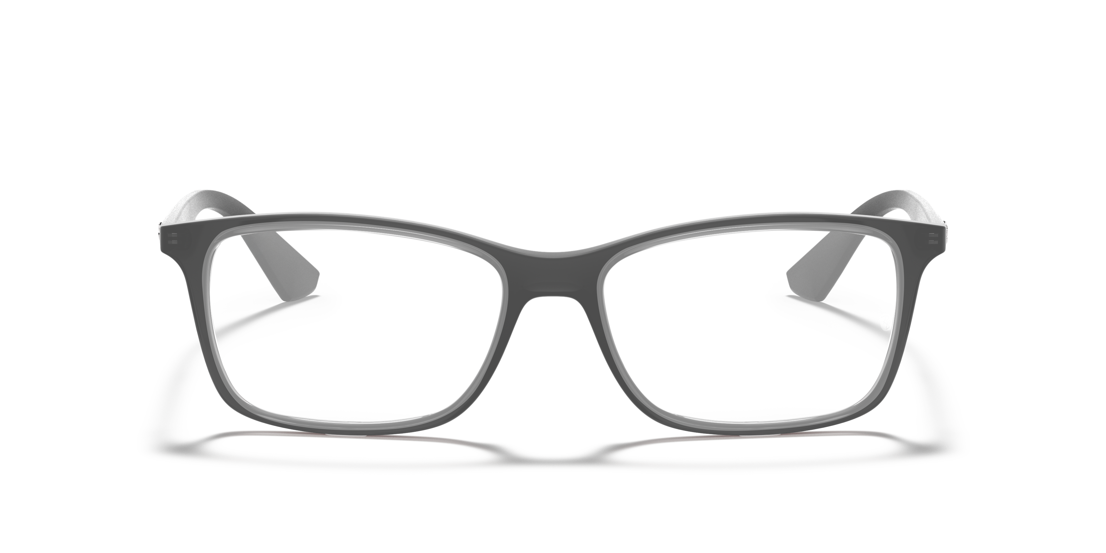 Glasses Direct ™ -RB7047 - Square Transparent Grey Frame Eyeglasses